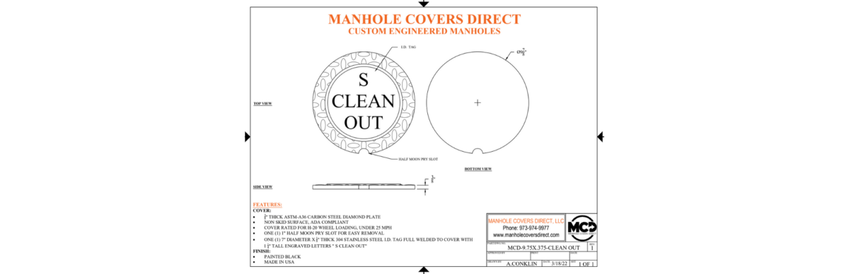 Sewer Clean Out Covers - Replace Your Cast Iron Covers